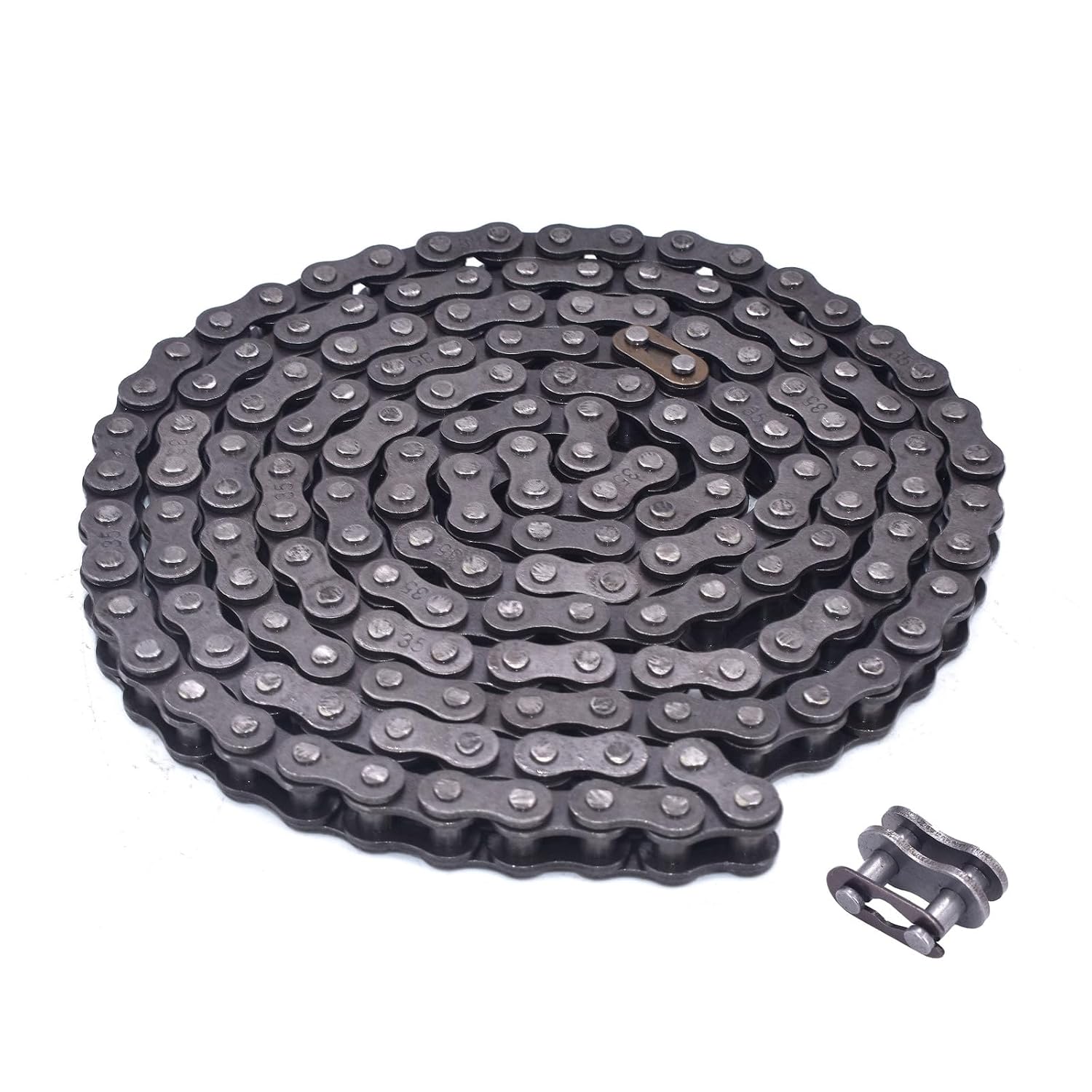 Amazon.com: #35 Roller Chain with 1 Master Link Fits for Go Karts, Mini ...