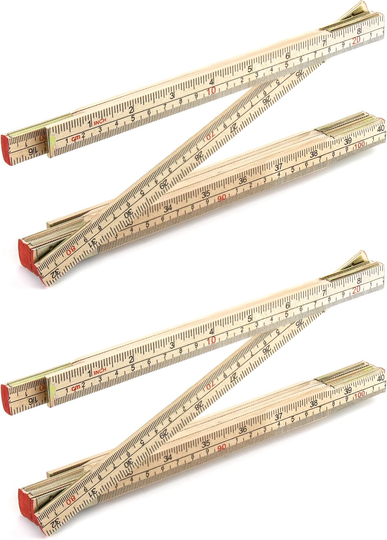 US Tape 55155 Rhino Fiberglass Folding Ruler 5/8" x 6' English/Metric ...