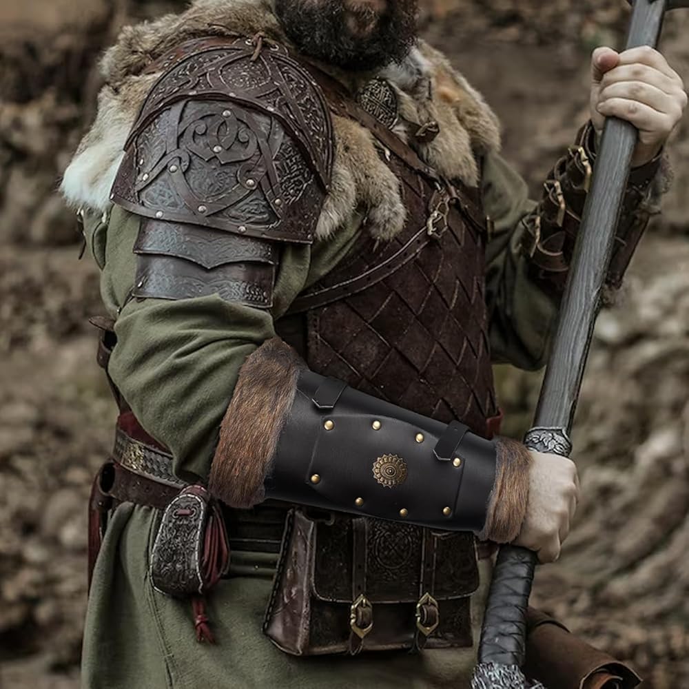 Archery Arm Guards Swords Weapons Real Viking Celtic Knot Bracers ...
