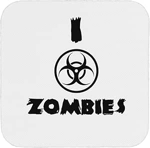 Amazon.com: I Biohazard Zombies - Apocalypse Coaster Set of 4 Piece ...