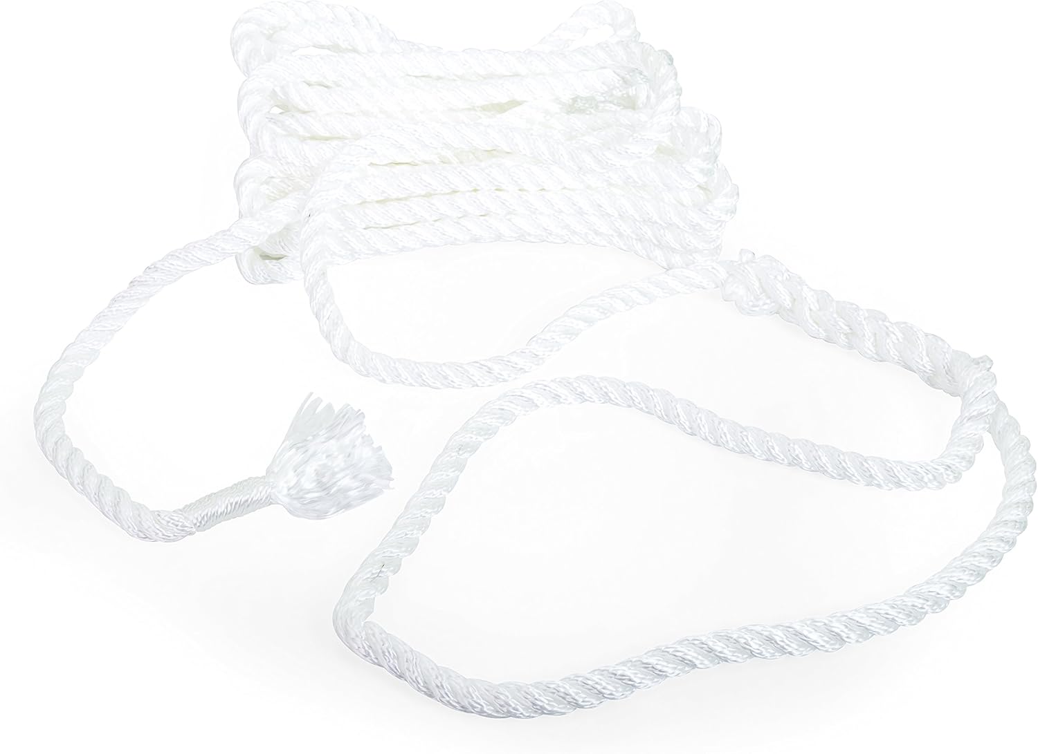 Amazon.com: Camco 50082 3-Strand Nylon Rope, 3/8" X 25', 12" Spliced ...