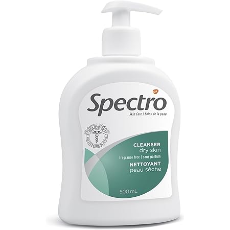 Amazon.com: Spectro Jel Cleanser 500ml (17 Fl.oz.) Pump (For Dry Skin ...