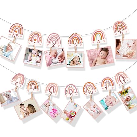 Amazon.com: Boho Rainbow High Chair Banner for 1st Birthday - Boho ...
