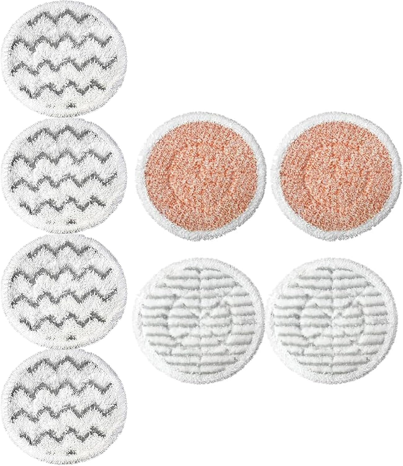 Amazon.com - DovLazm 8 Pack Upgraded Rotating Steam Mop Pads Compatible ...