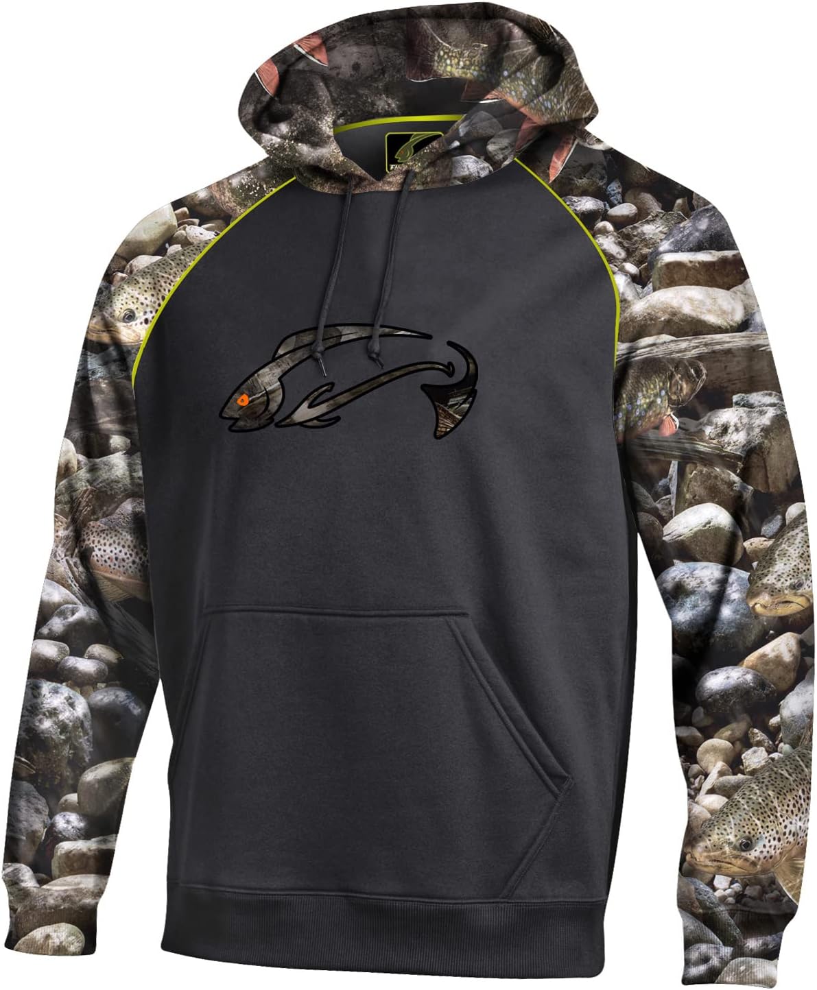 Amazon.com: Fishouflage XL Trout First Cast Hoodie - Fishing Sweatshirt ...