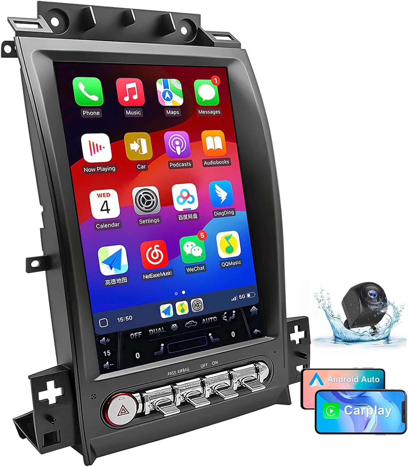 Amazon.com: HoeeNilsa Android 14 Car Stereo Radio for Ford Taurus 2010 ...