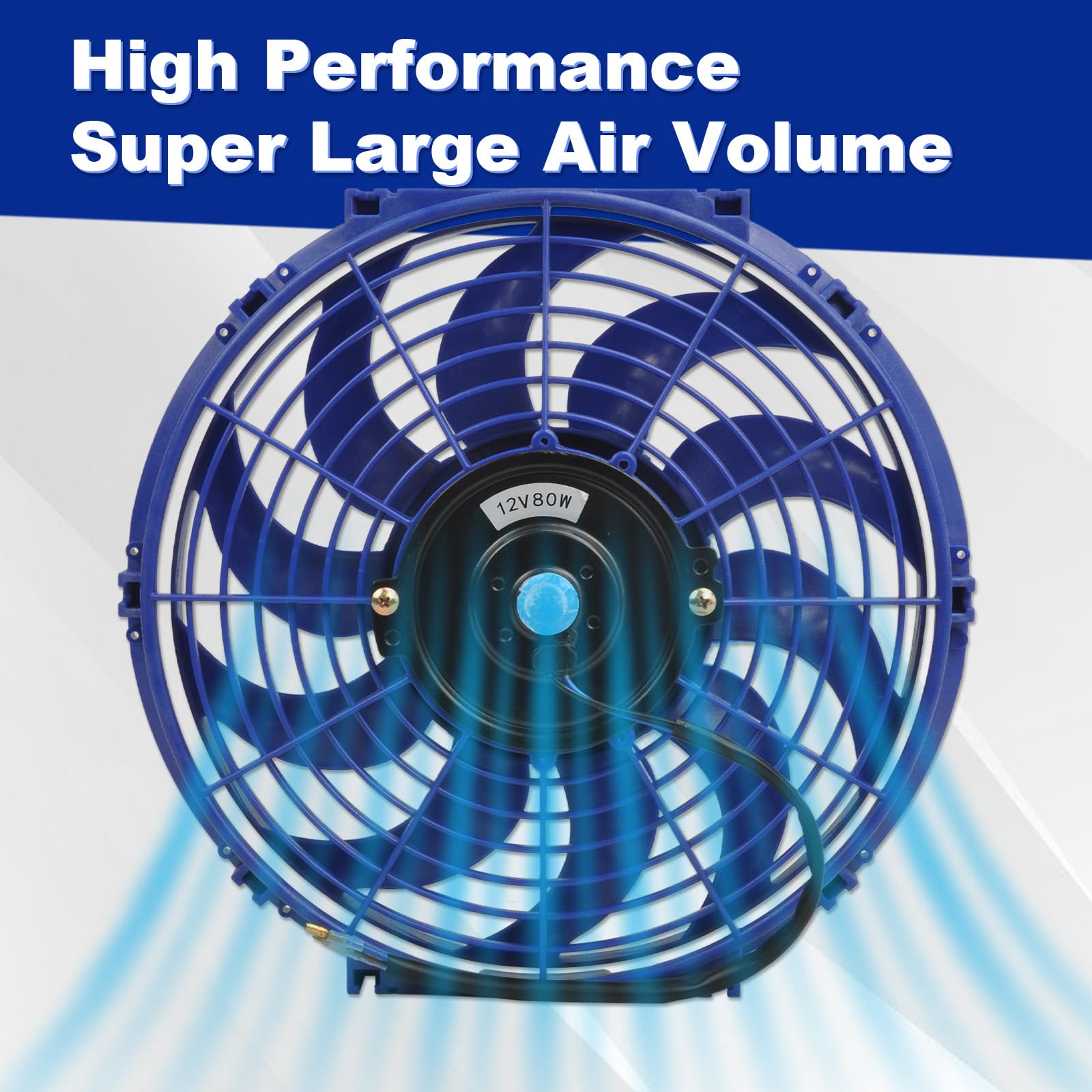 Snapklik.com : SSN 12" Electric Radiator Cooling Fan Assembly Kit, Push ...