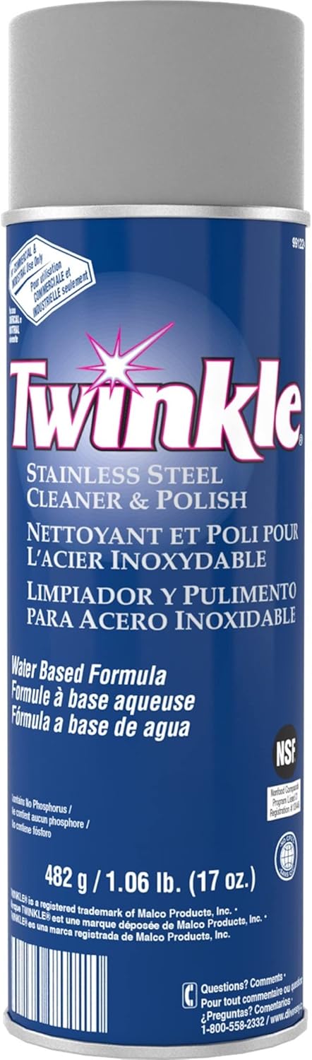 Amazon.com: twinkle Stainless Steel Cleaner & Polish, 17 Oz : Health ...