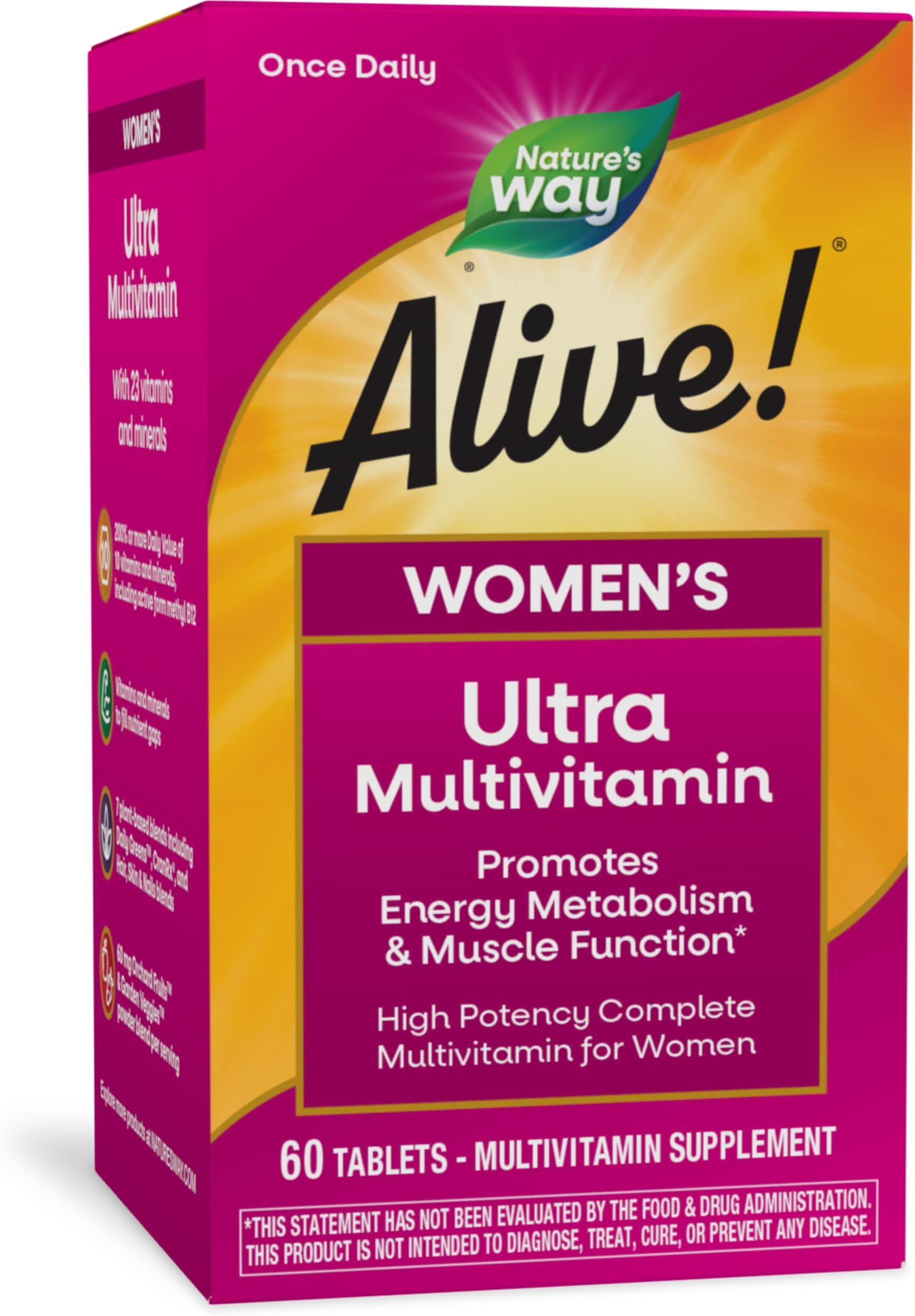 Amazon.com: Daily Multivitamin for Women 50 & Over – Memory Support ...