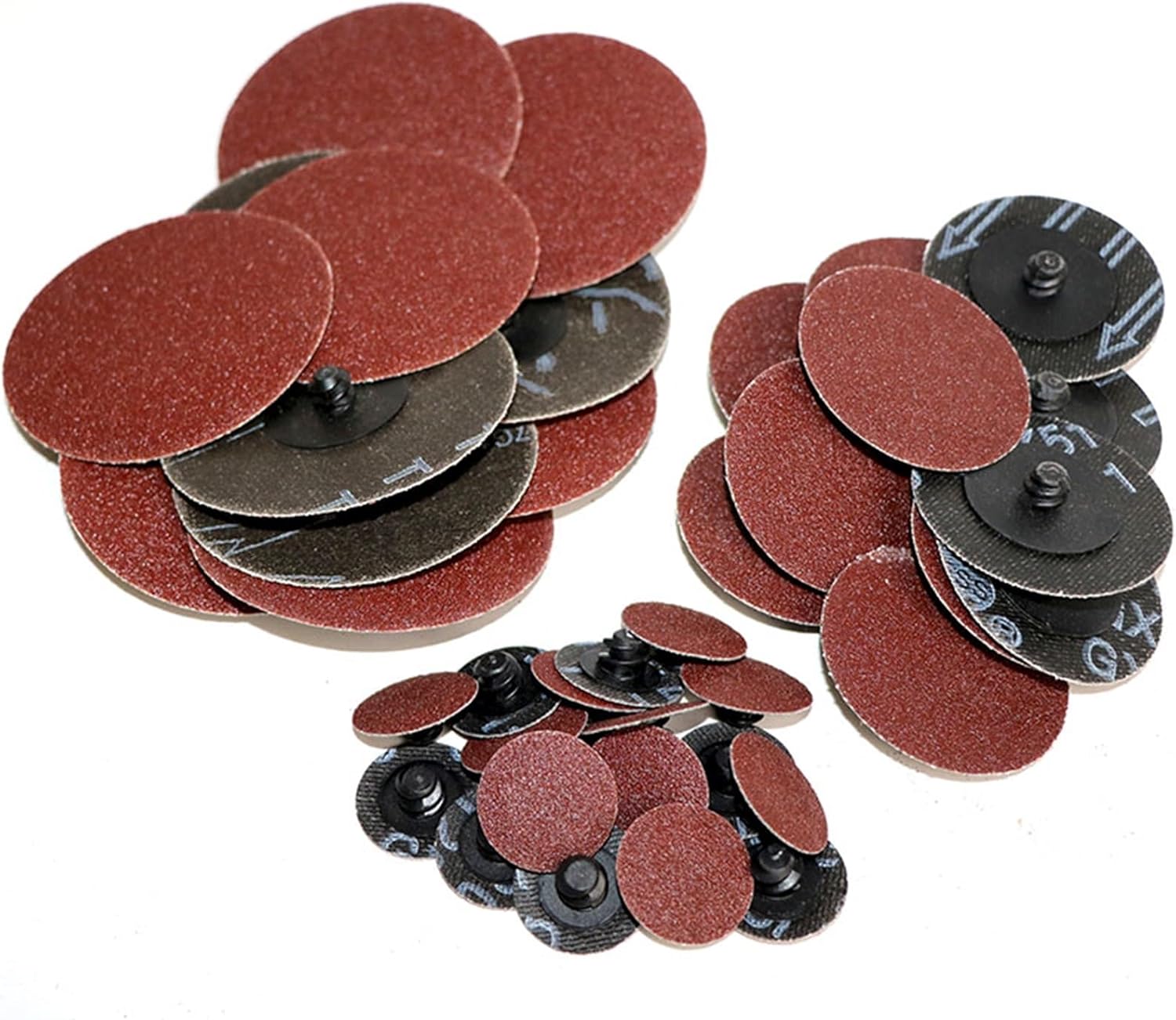 Sand paper 50Pcs/60pcs 2 inch 1" 3" Sanding Disc Roll Lock R-Type ...