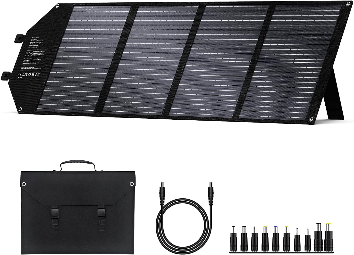 Amazon.com : 100W Portable Solar Panel for Power Station Generator ...