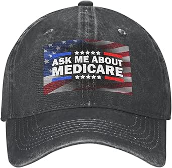 Generic Ask Me About Medicare Health Insurance Consultant Hat Baseball ...