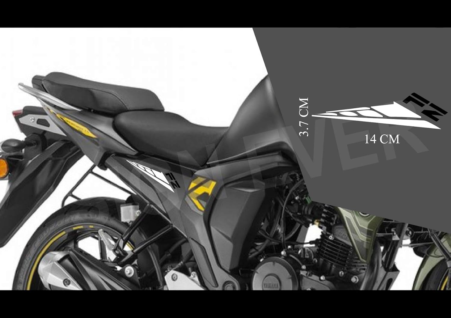 SIGN EVER Yamaha Fz Racing Bike Stickers and Graphics Sides Tank Auto ...