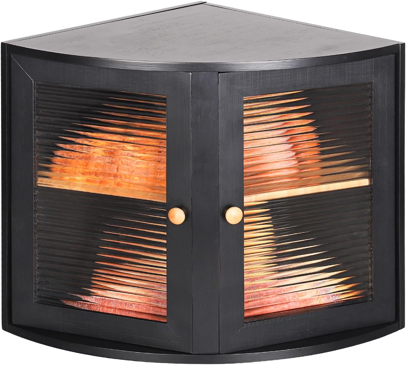 Amazon.com: BMOSU Corner Bread Box for Kitchen Countertop Double Layer ...