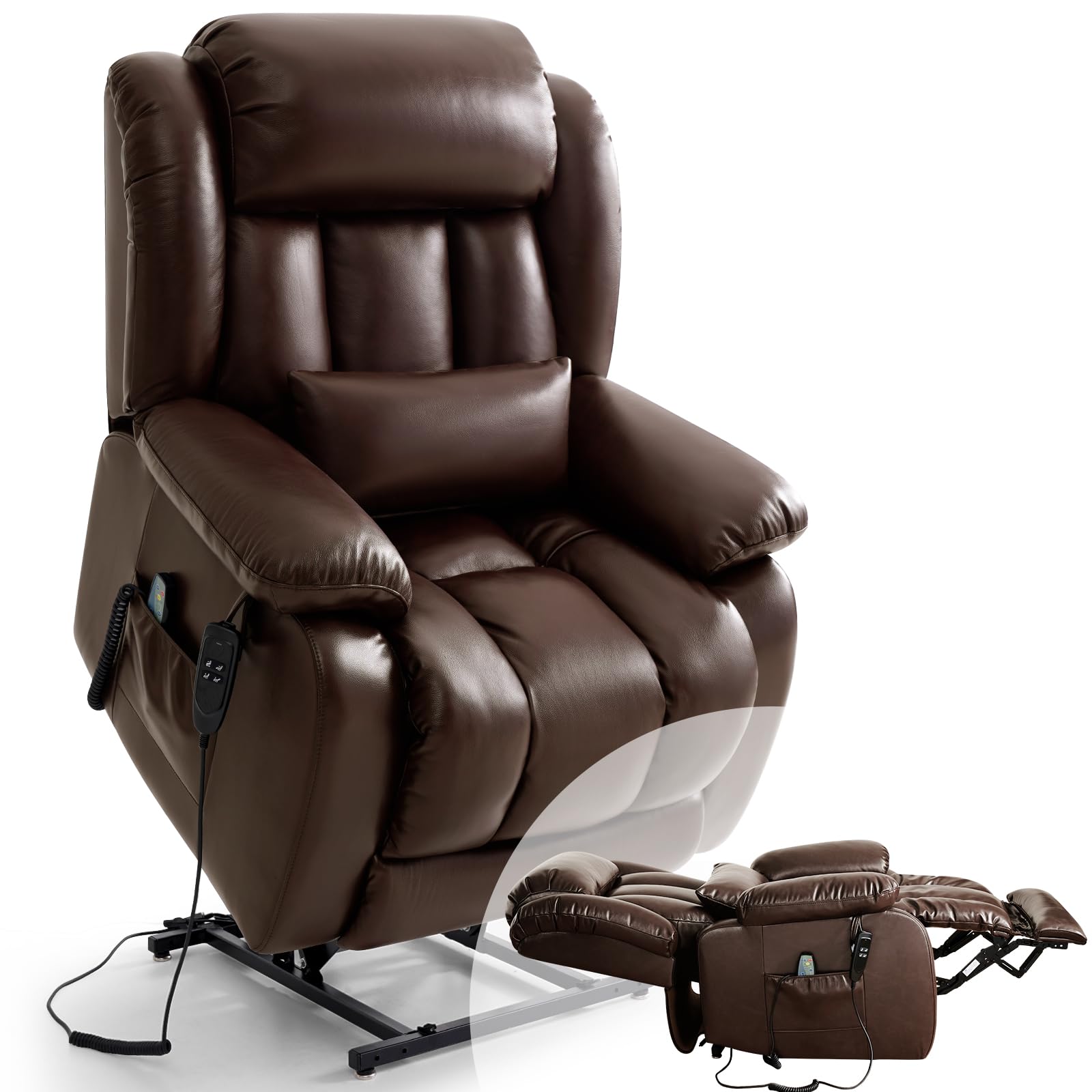 Amazon.com: Infinite Position Lay Flat Lift Recliner Chair for Adults ...