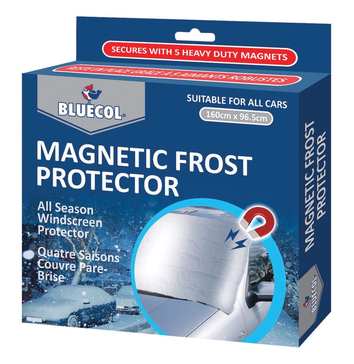 Bluecol Magnetic Car Windscreen Frost Protector Cover : Amazon.co.uk ...
