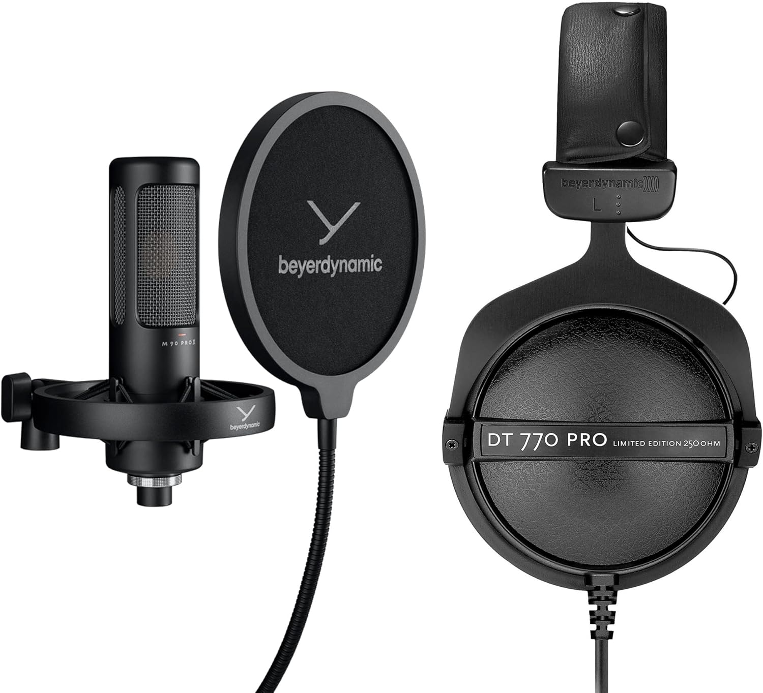 Amazon.com: beyerdynamic DT 770 PRO 250 Ohm Black Over-Ear Studio ...