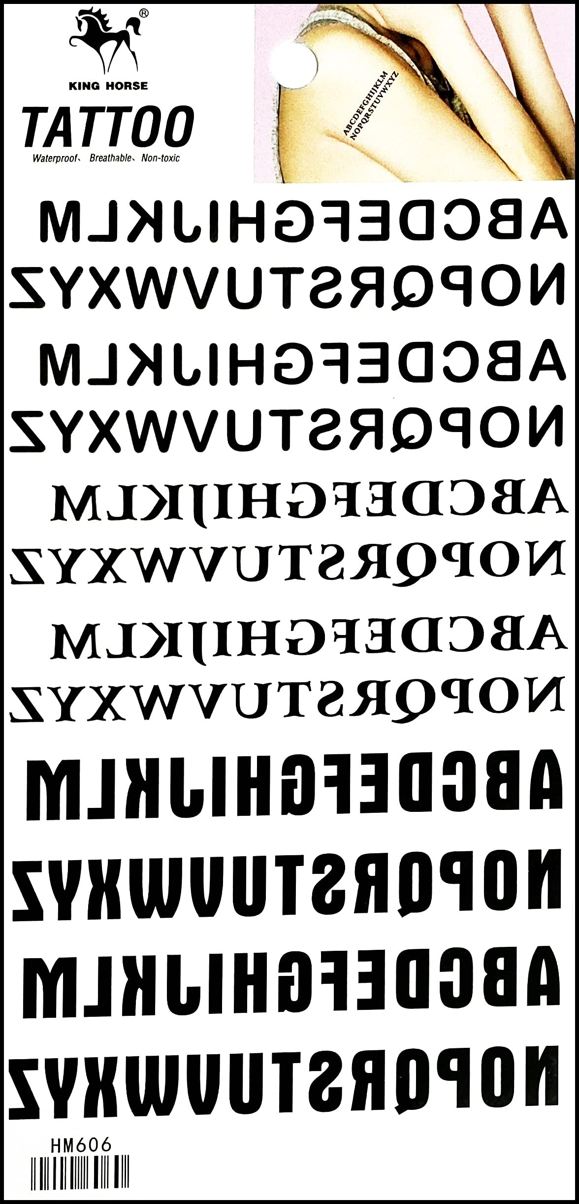 Alphabet Z Tattoo