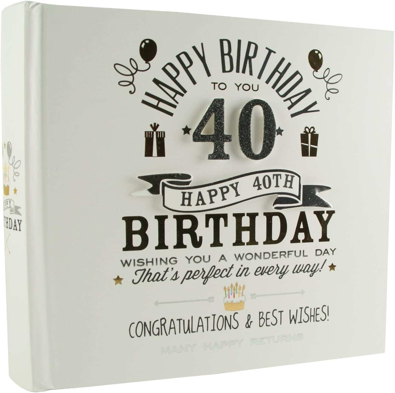 Signography 40th Birthday Photo Album 4x6 : Amazon.es: Hogar y cocina