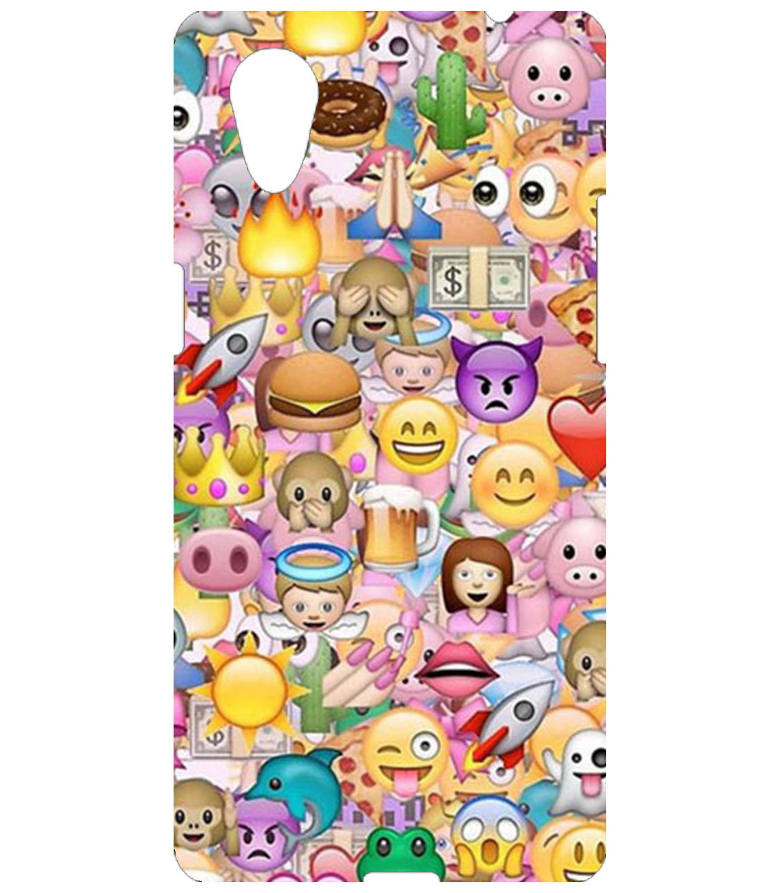 CSK Emoji Mobile Case Cover for oppo a37 f new - Multi : Amazon.in ...