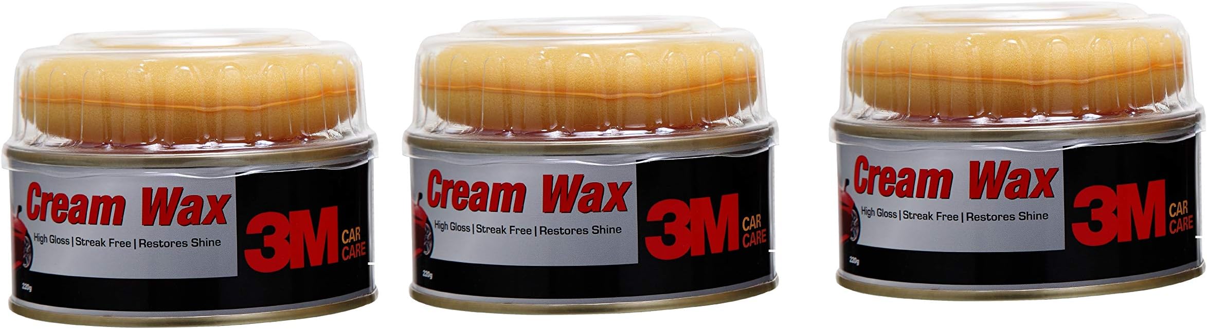 3M Car Care Cream Wax 220g (Pack of 3) : Amazon.in: Car & Motorbike