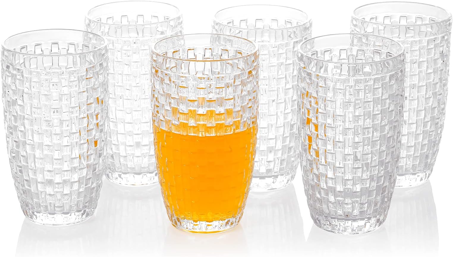 Amazon.com | Bormioli Rocco Rock Bar Stackable Beverage, Set Of 6 ...