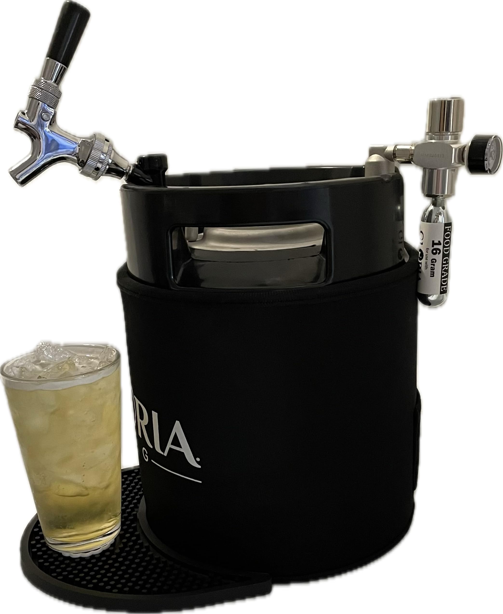 Amazon.com: Gloria 7L Mini Keg, Pressurized Keg for Drinks, with Tap ...