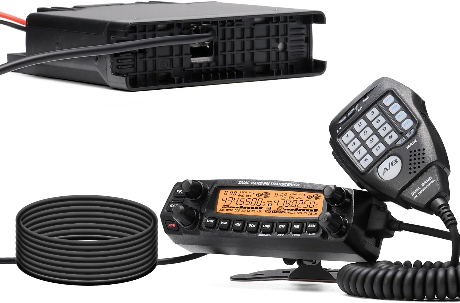 Amazon.com: [with Front Panel Mount Kit] Radioddity DB50 Dual Band ...