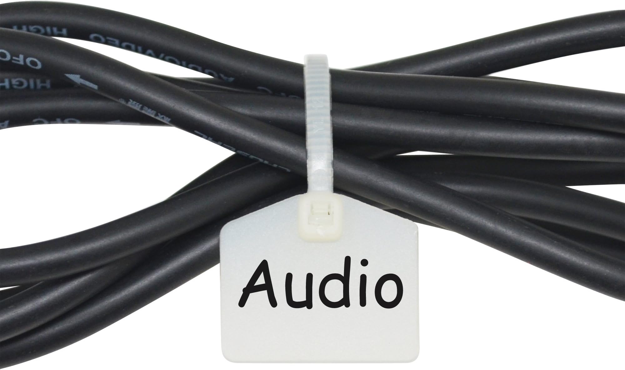 Mr-Label 110 mm Nylon Cable Zip Ties Tags Labels Marker – Write on ...