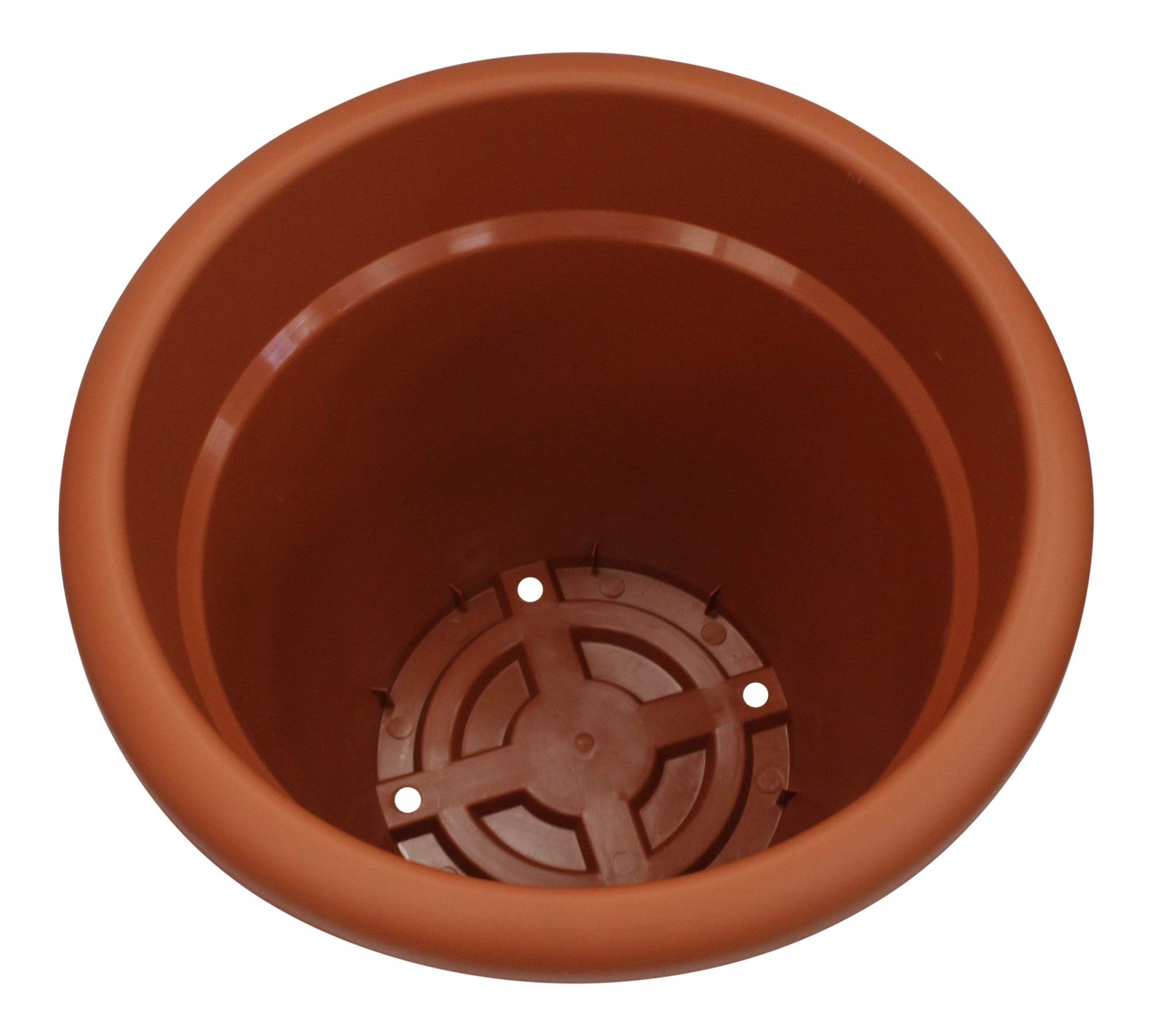 Extra Large 50cm Round Barrel Planter Plastic Plant Pot Rammento Extra