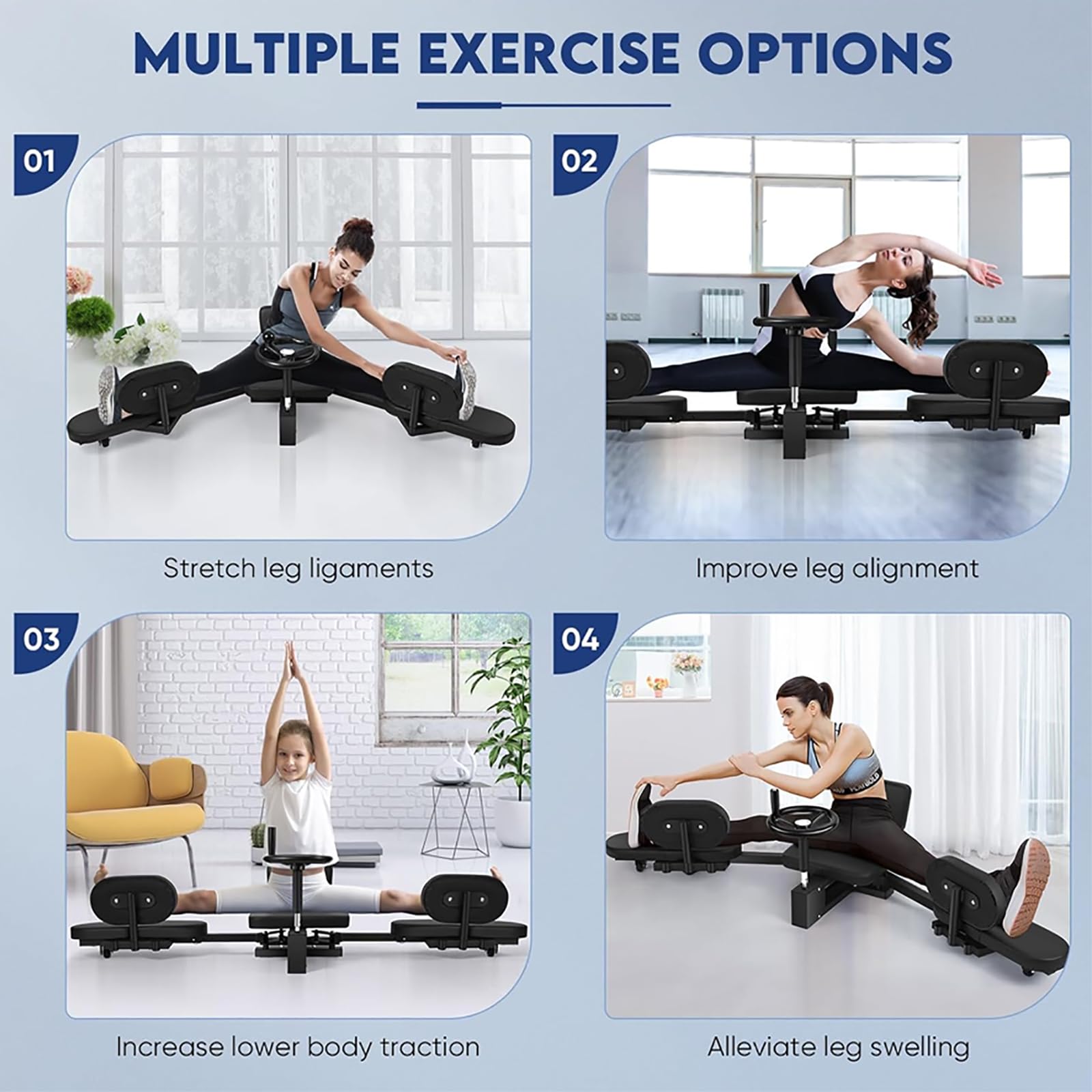Stainless Steel Leg Stretching Machine Split Stretching Machine ...
