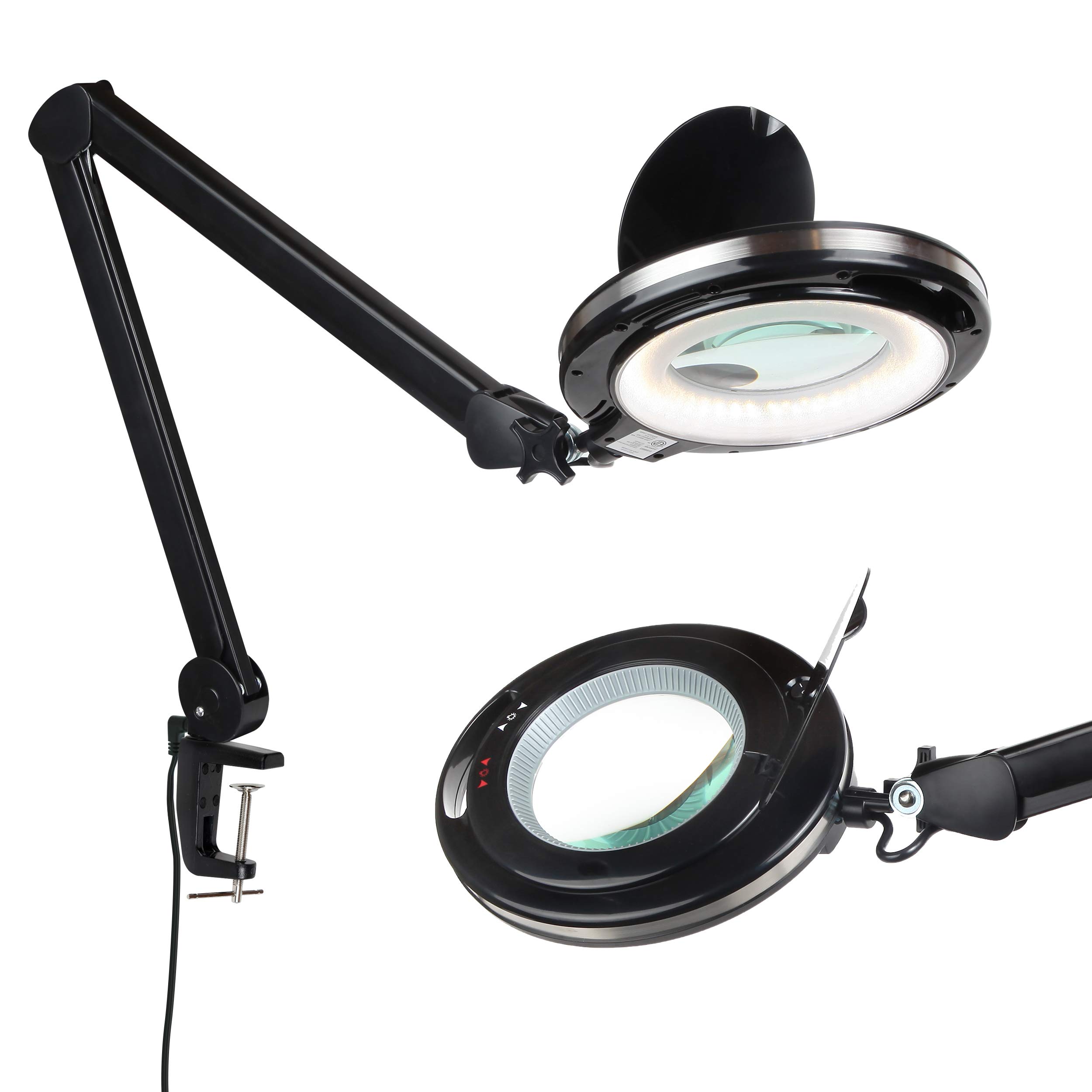 Brightech LightView Pro Magnifying Desk Lamp 2 25x Light Magnifier 