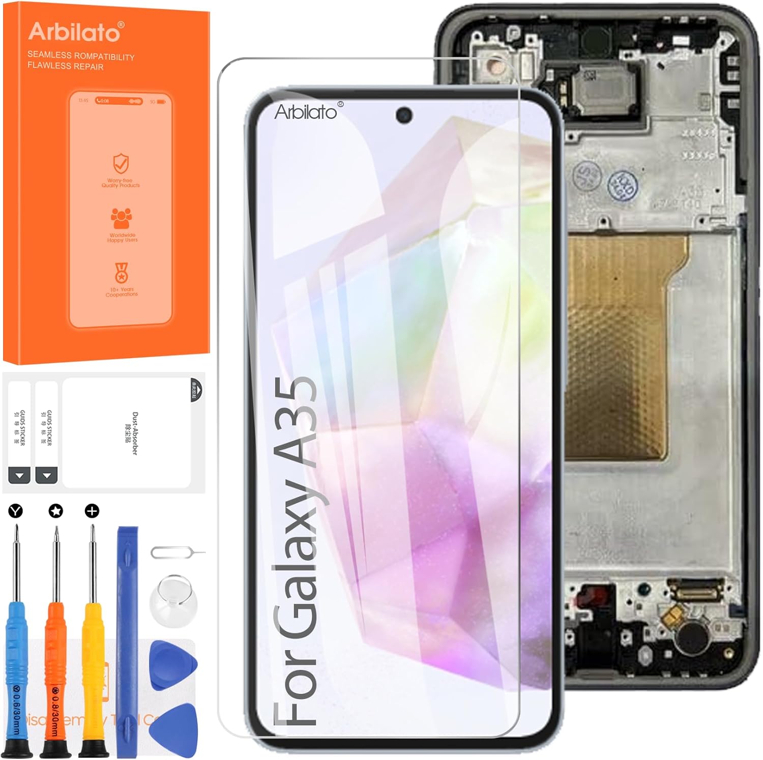Amazon.com: Original Screen for Samsung A35 Screen Replacement A35 5G ...