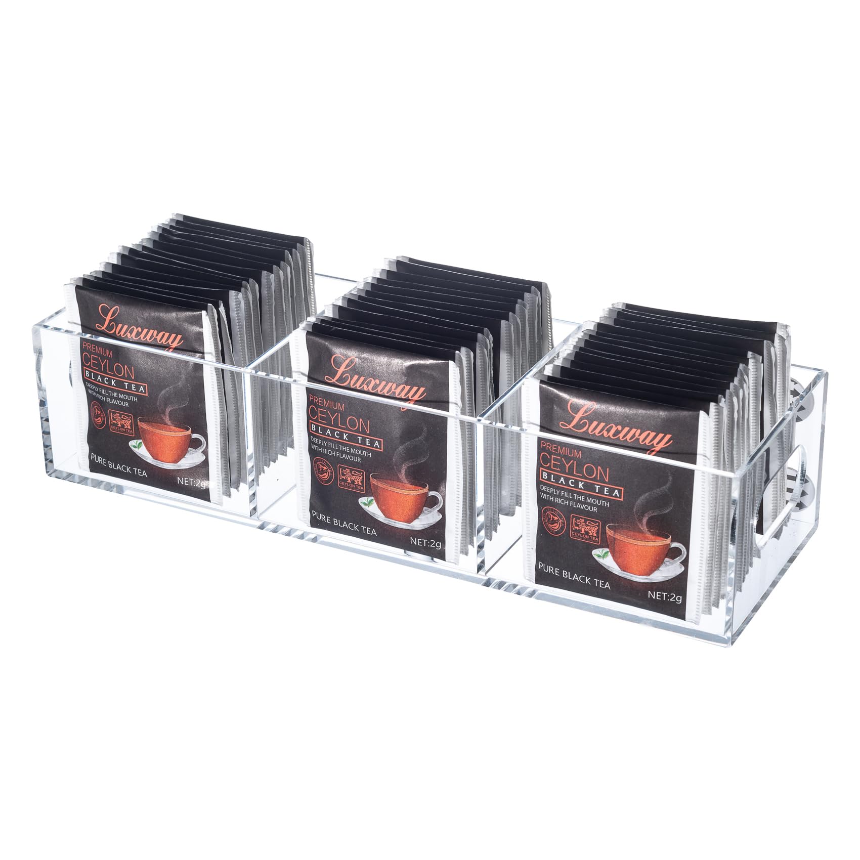 Amazon.com: Tea Bag Organizer, Acrylic Holder for Kitchen Organization ...