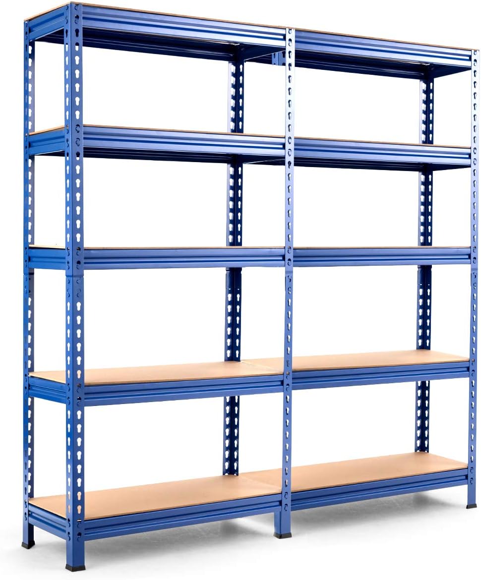 Amazon.com: Himix 5-Tier Foldable Vendor Display Shelves with 20 Hooks ...