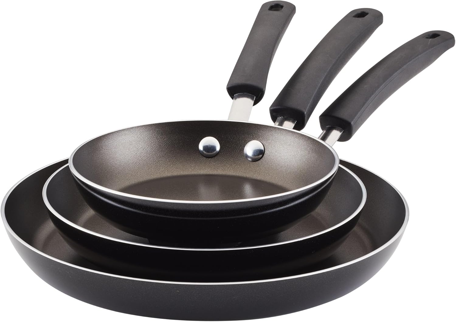 Amazon.com: 3-Piece Nonstick Frying Pan Set: Home & Kitchen