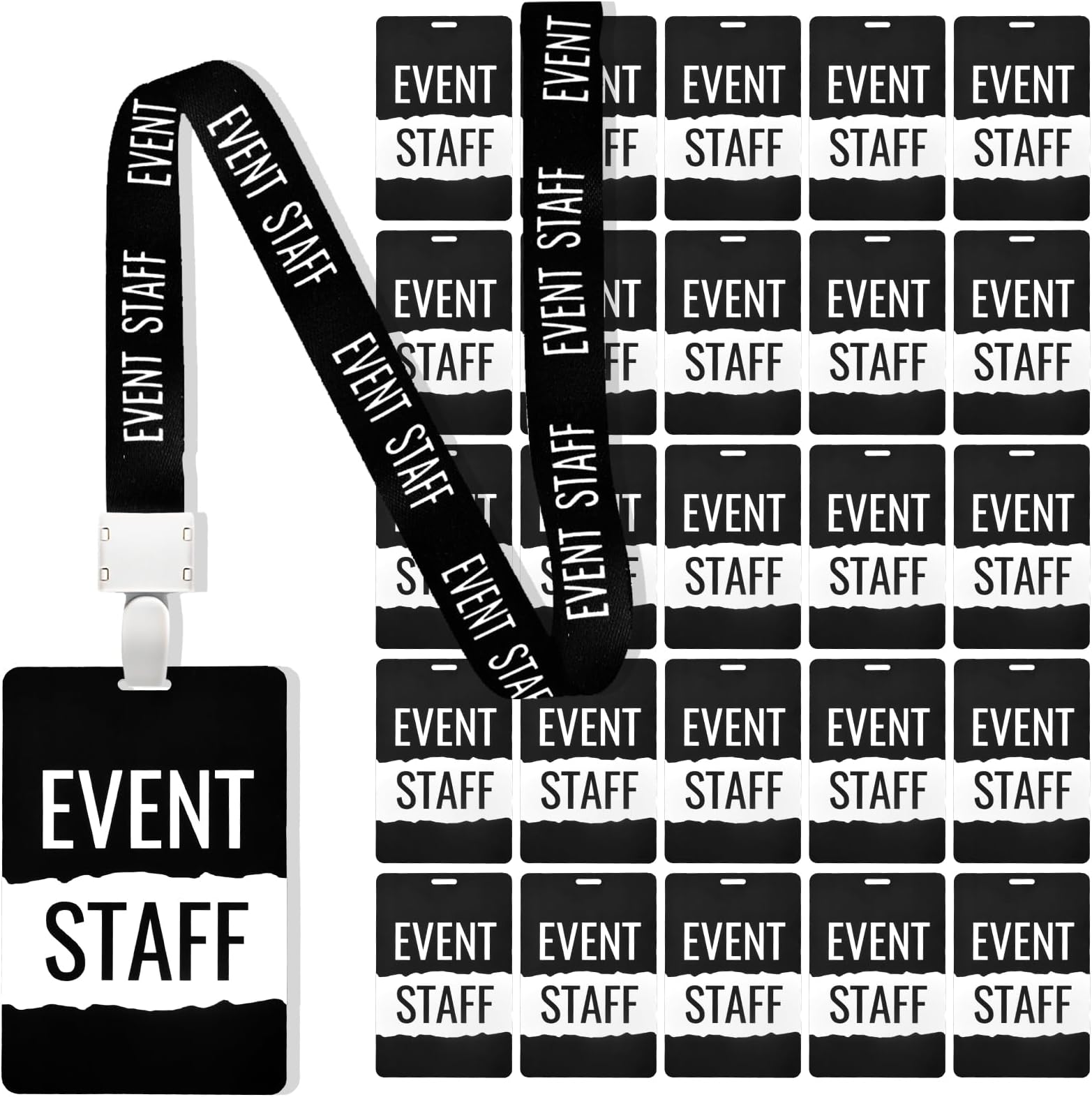 Amazon.com : 10 Sets PVC Press Pass Cards - Perfect for Concerts ...