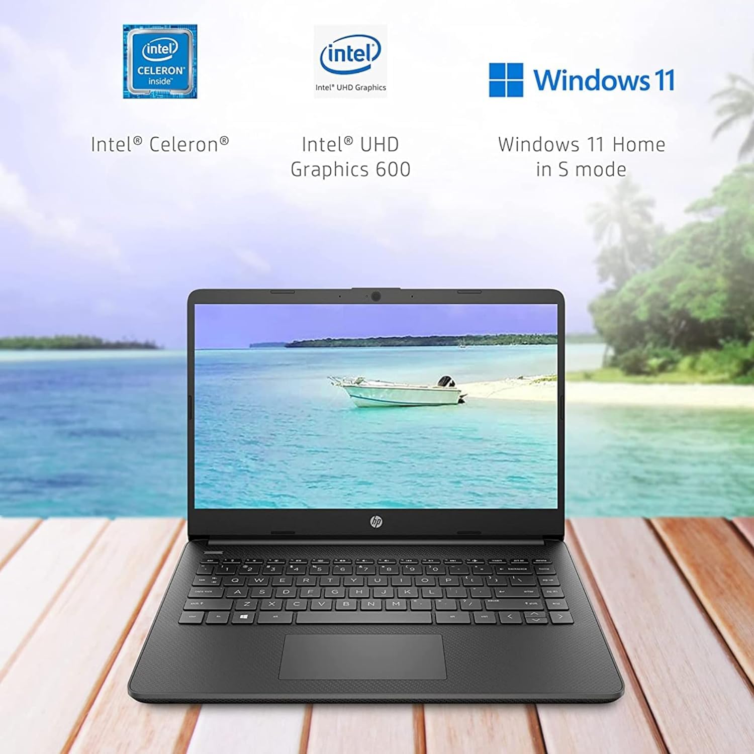 Snapklik.com : Hp Stream Laptop, 14" HD Display, Intel Celeron N4120 ...
