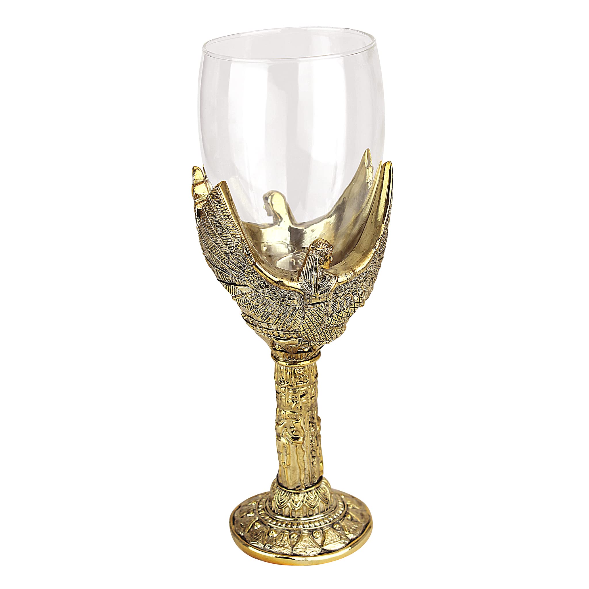 Snapklik.com : Design Toscano Egyptian Woman Diety Isis Wine Goblet