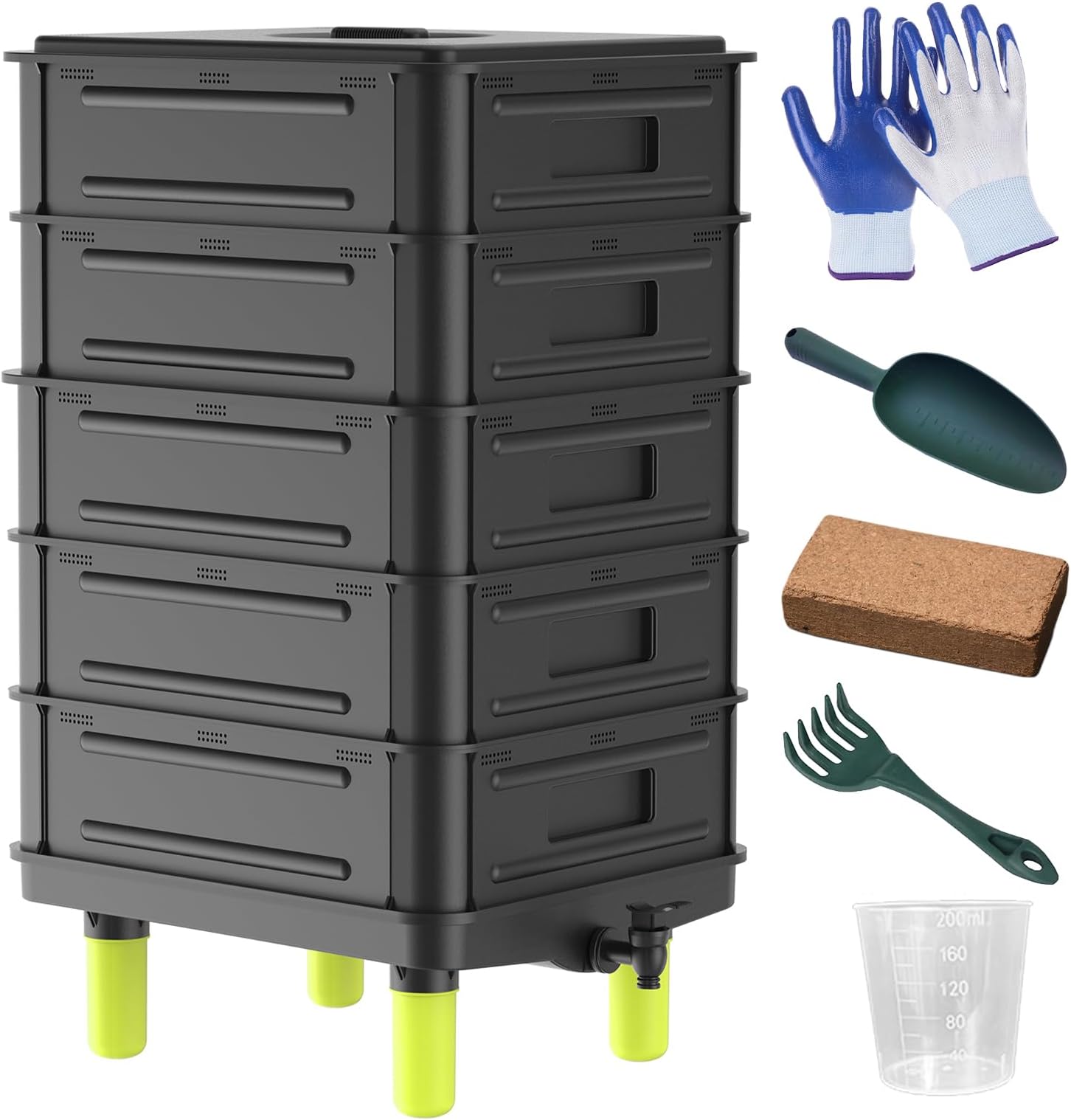 Amazon.com : WWJD Worms The Box of Life Worm Wood Composter - Odorless ...