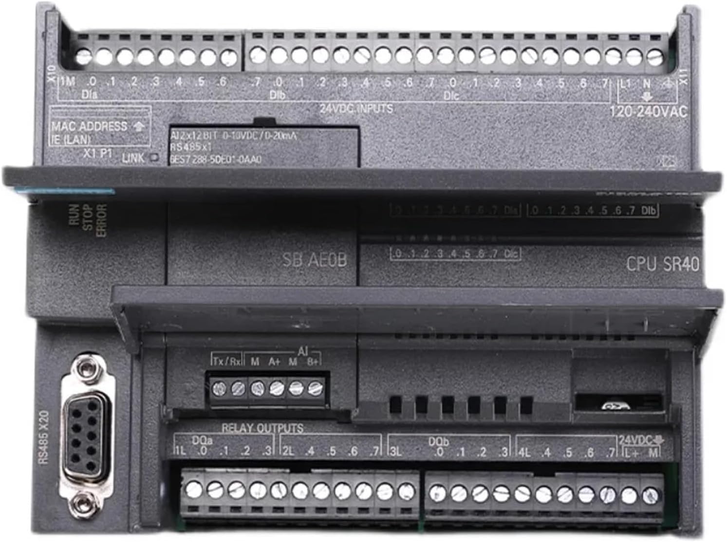 Amazon.com: SHIHUANI PLC programmable Logic Controller CPUSR40/20/60 ...