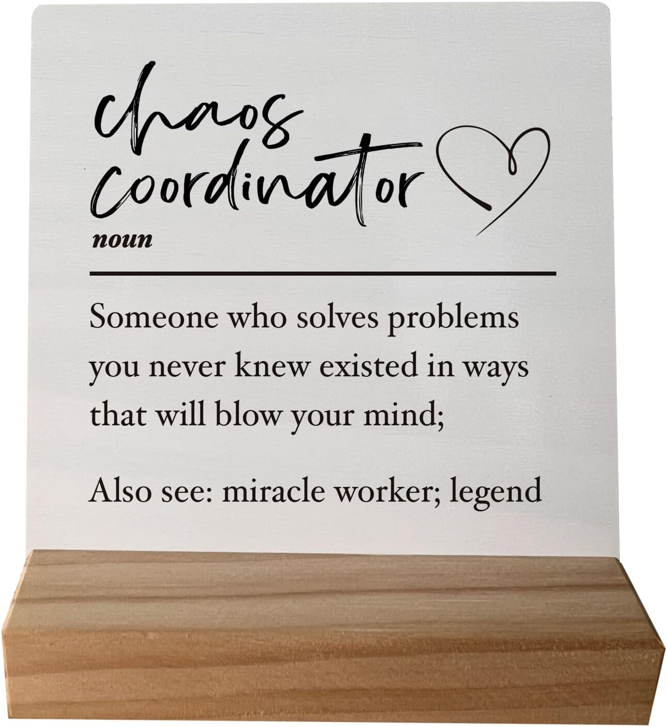 Amazon.com: grapehiker Chaos Coordinator Gifts,Chaos Coordinator Desk ...