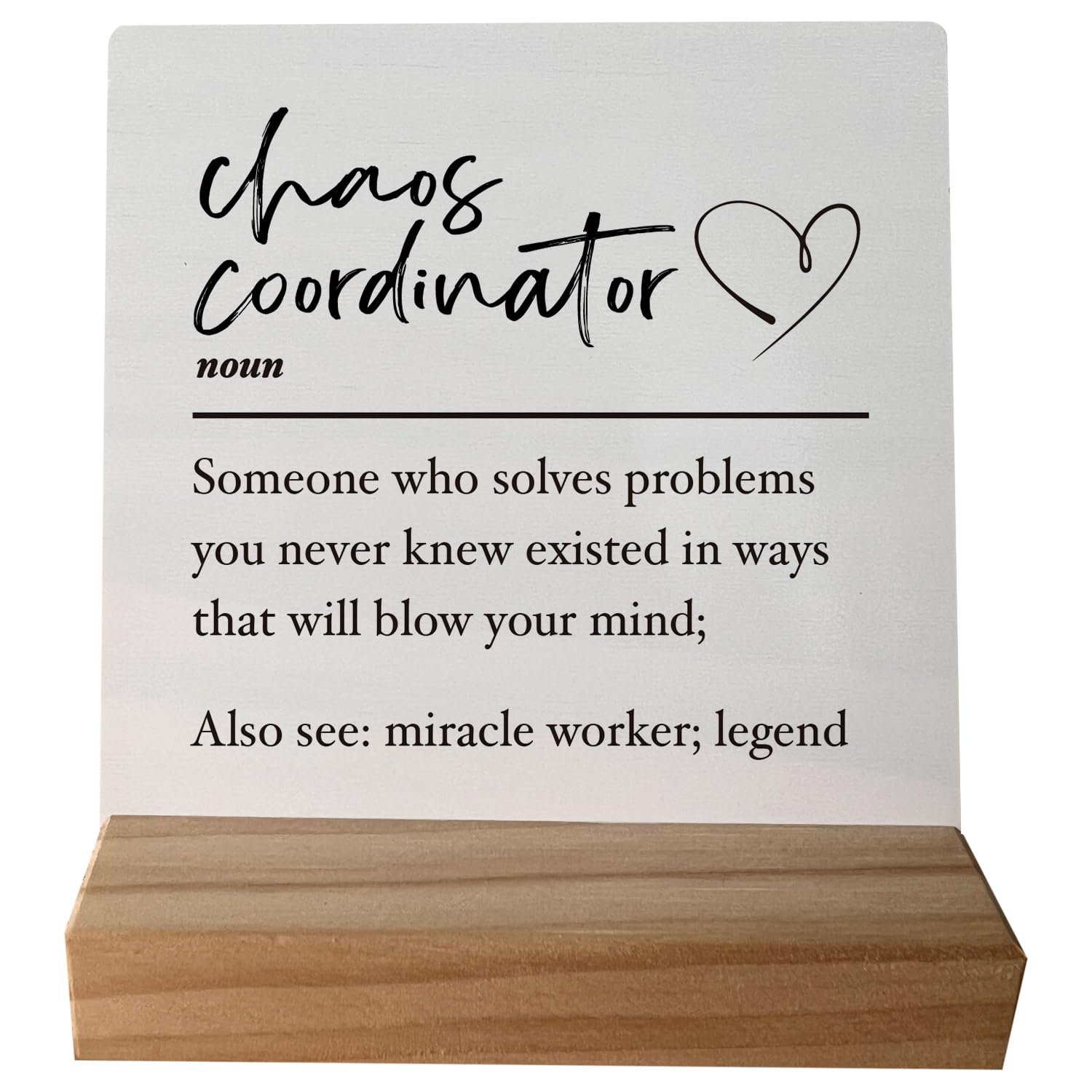 Amazon.com: grapehiker Chaos Coordinator Gifts,Chaos Coordinator Desk ...