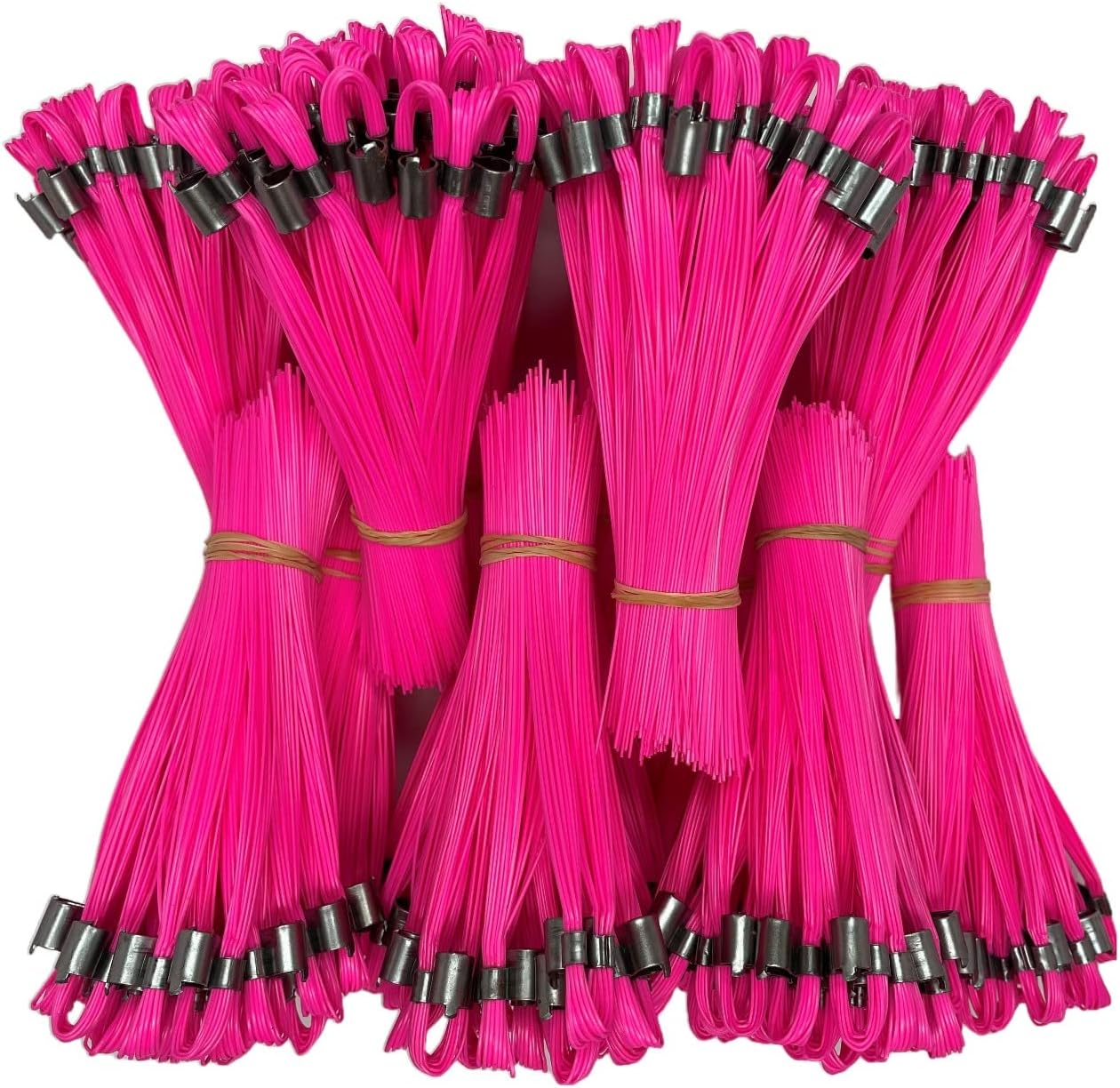 Amazon.com : SMI-Carr Stake Chasers Orange 6 Inch Marking Whiskers (500 ...