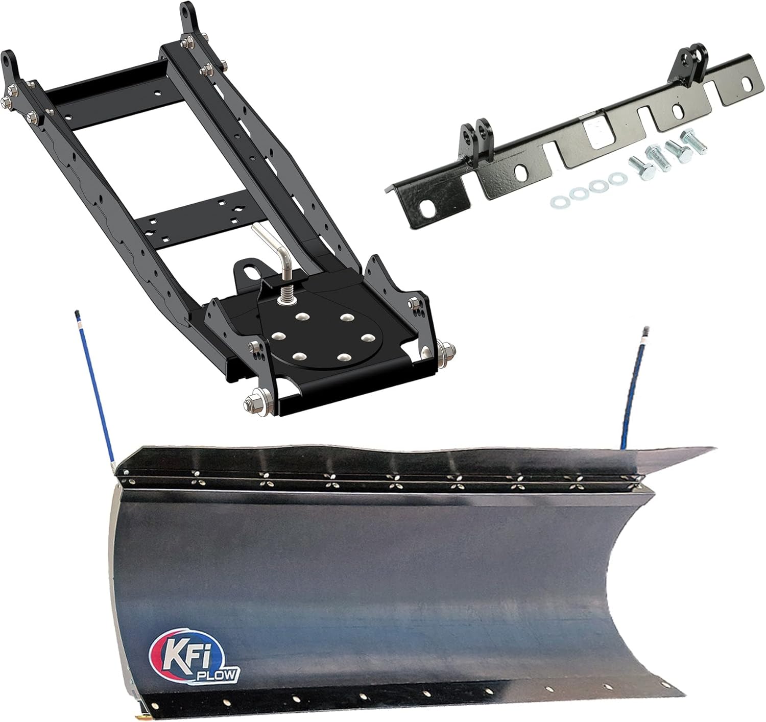 Amazon.com: KFI 66" Poly-Pro Snowplow Combo Kit - 66" Poly-Pro Plow ...