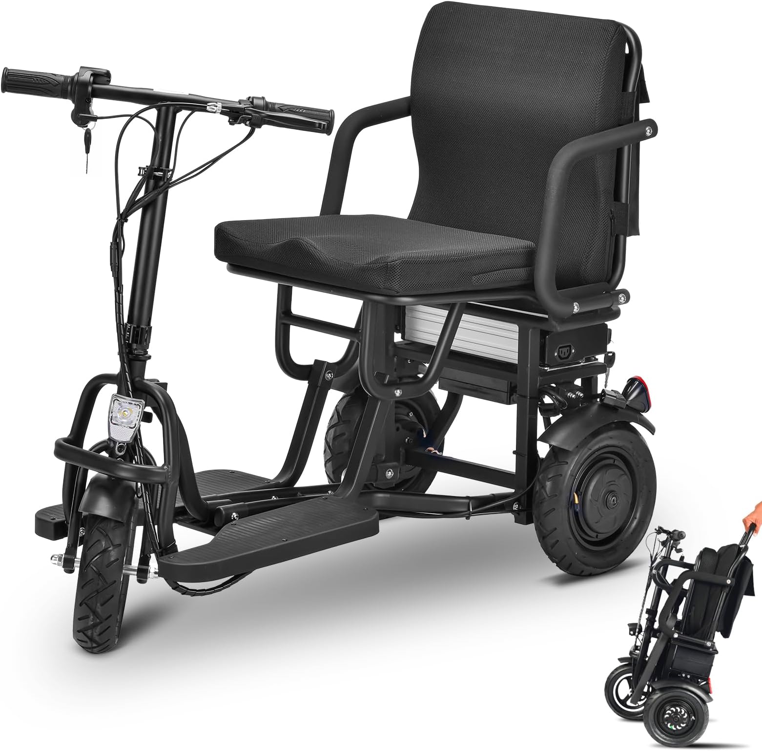 Amazon.com: Double Seat Electric Mobility Scooter | 60V 1000W Motor ...