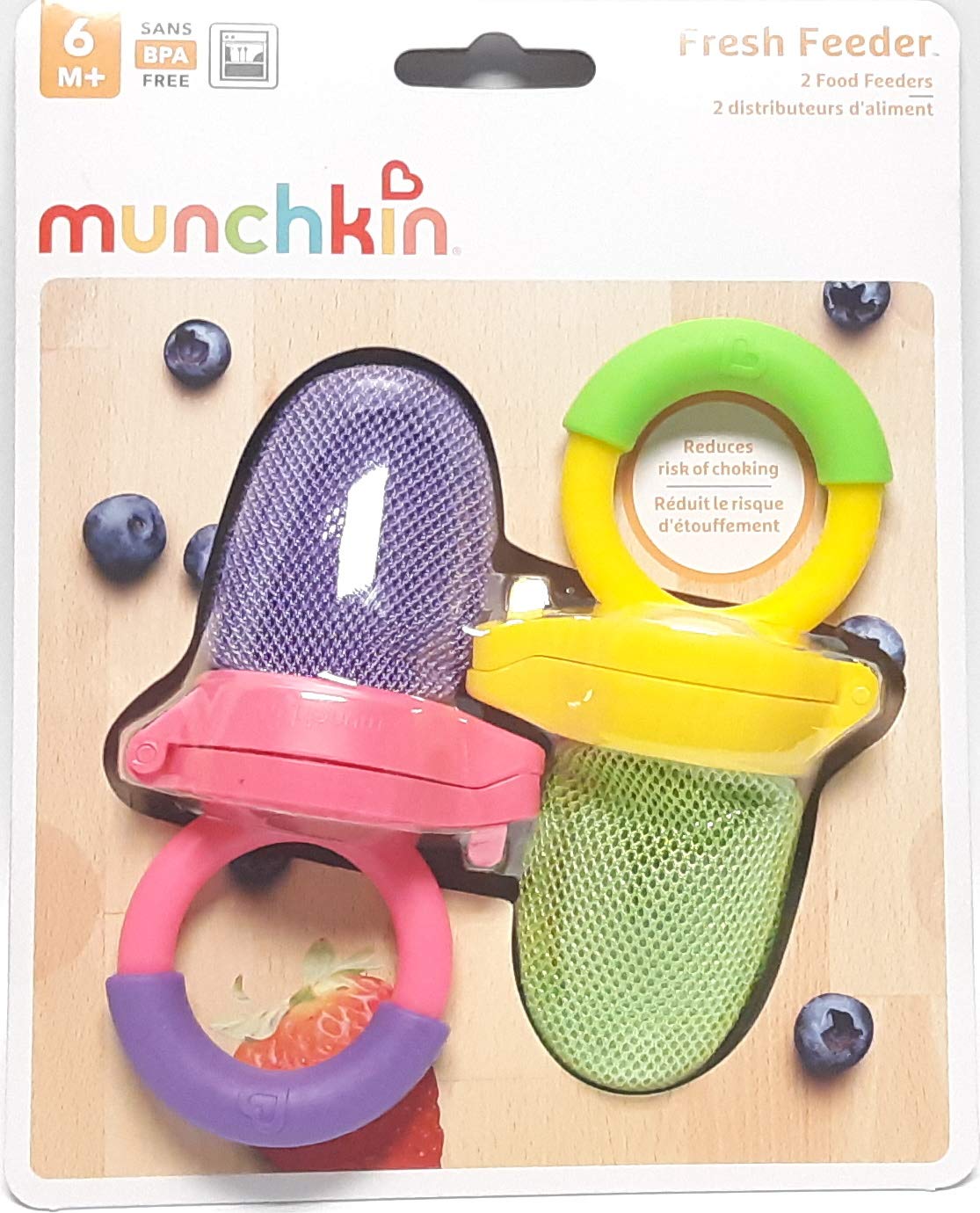 Amazon.com : Munchkin Fresh Food Feeders, 6+ Months, 2 ct of Assorted ...