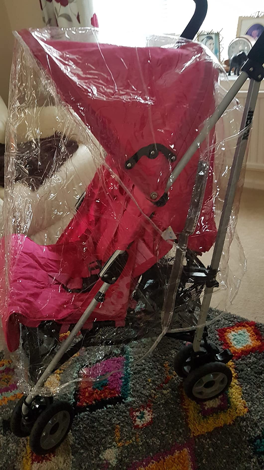 FYLO Universal Fitting Rain Cover to Fit Pushchair Stroller Buggy Pram ...