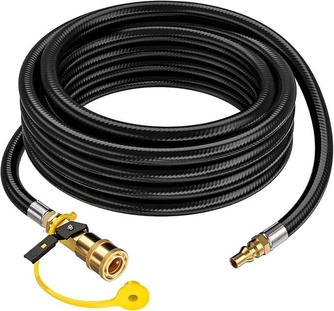Amazon.com : GasXpert 20 FT Quick Connect Propane Hose for RV to Grill ...