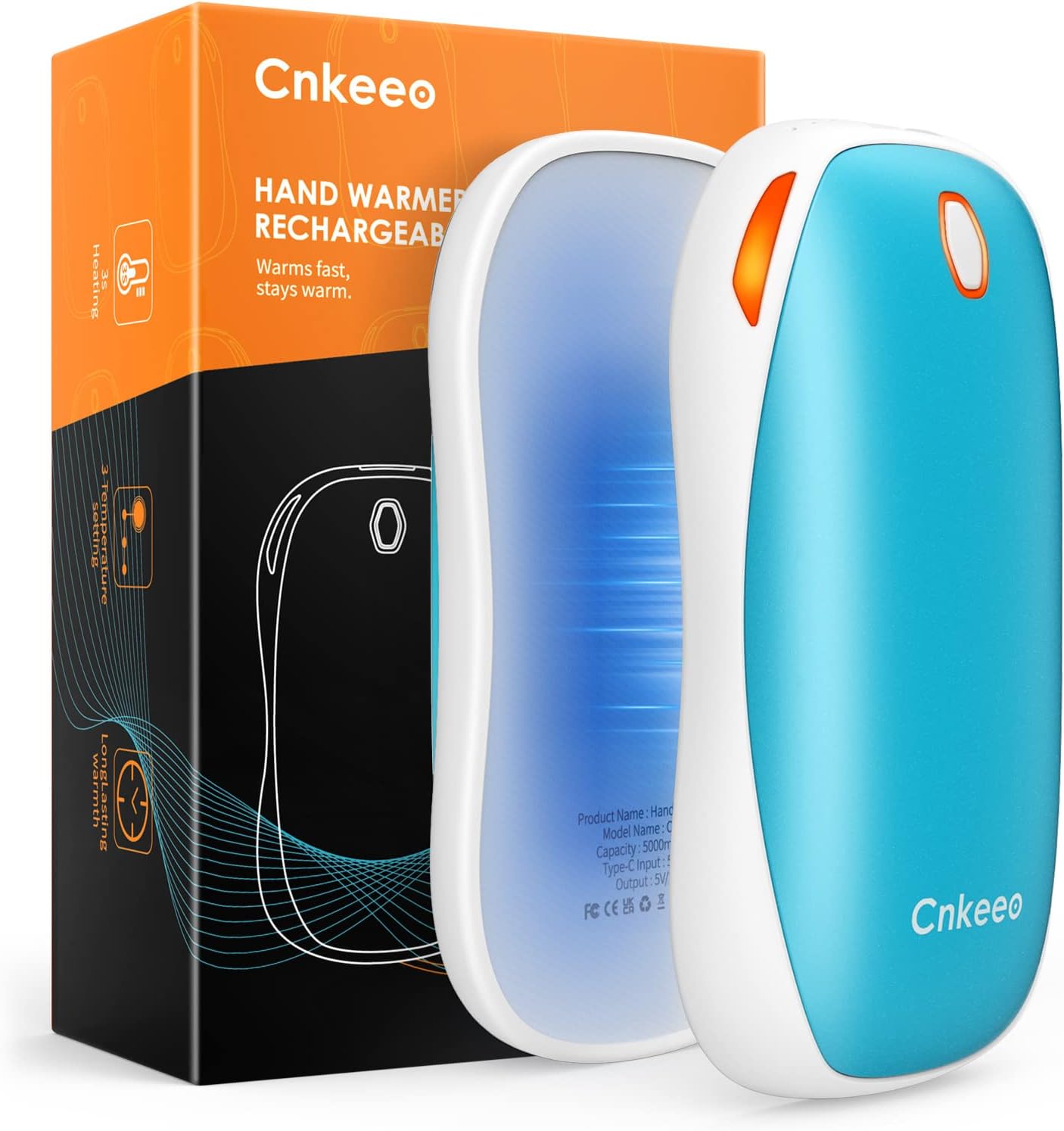 Scaldamani Elettrico KATIX Scaldamani Ricaricabile 10000mAh - 4 In 1 ...